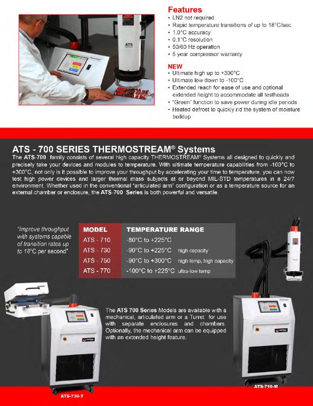 Quadcomm authorized rep of Temptronic Thermal Cycling, Shock testing ...